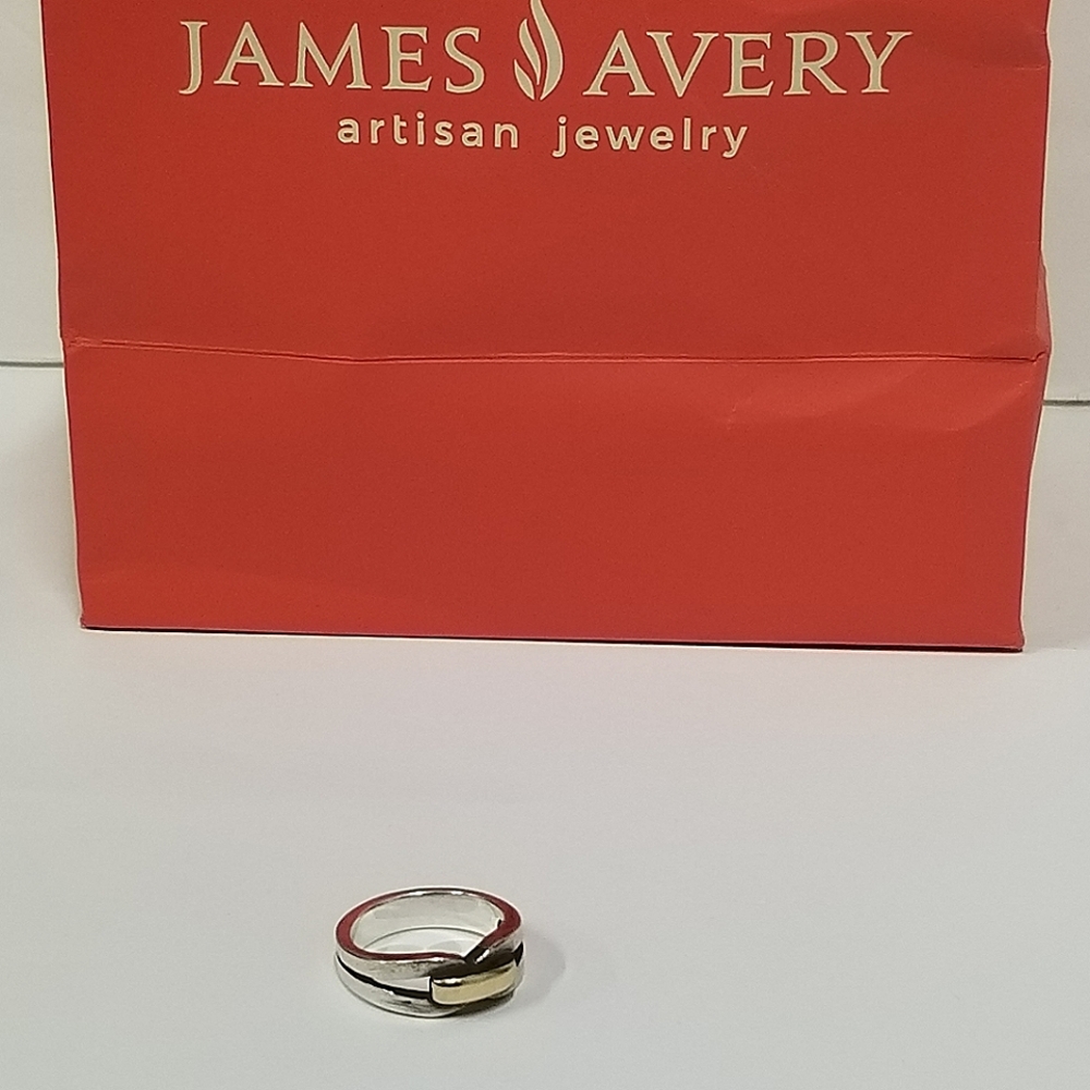 James Avery Enduring Bond Sterling Silver 14k Gold Ri… - Gem
